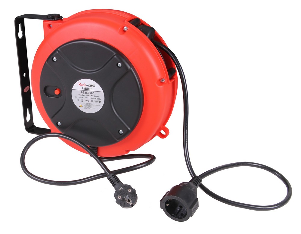 Cable reel automatic 230V 10m | Valkenpower